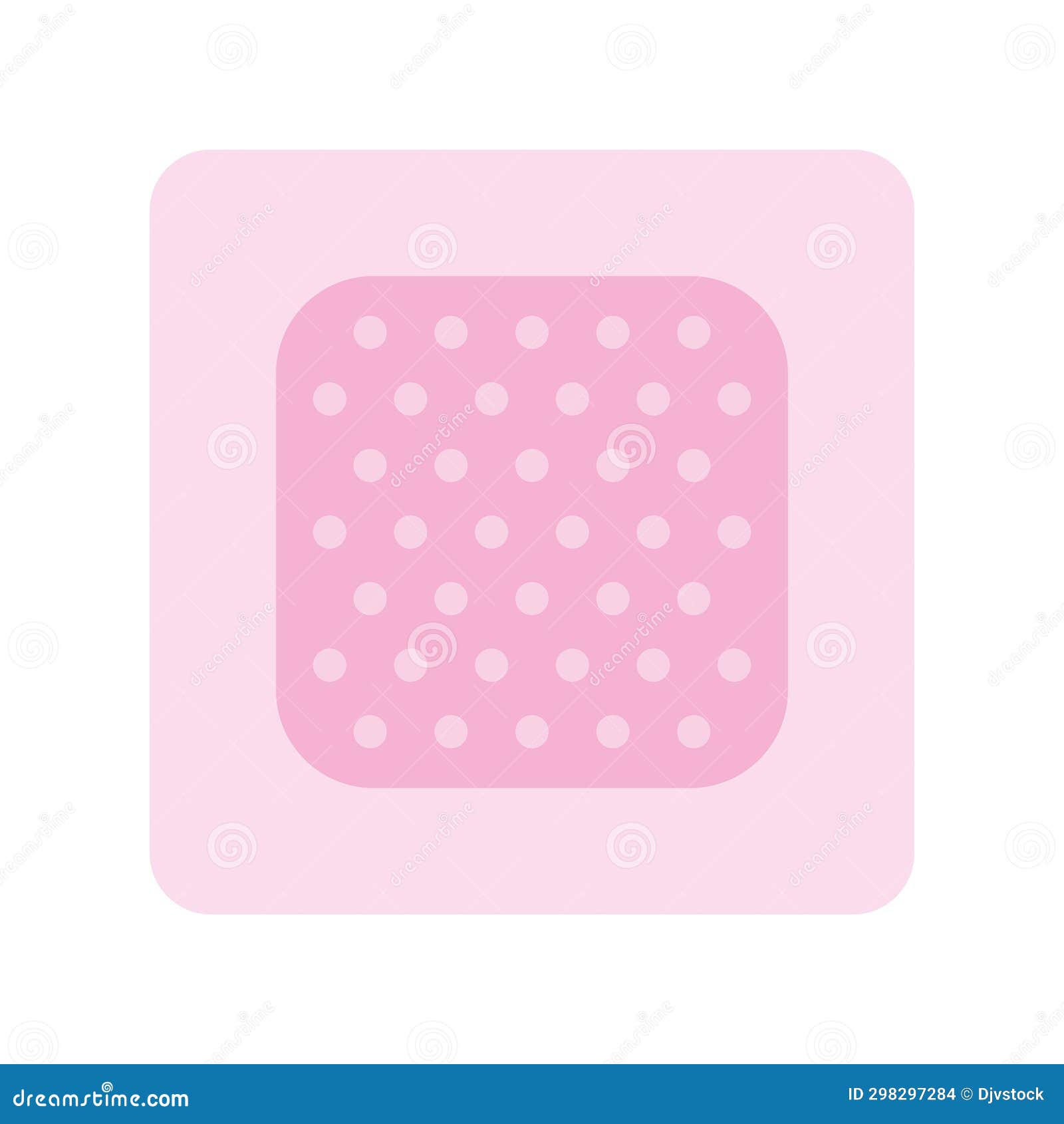 Contraceptive Patch Isolated Stock Vector - Illustration of health ...