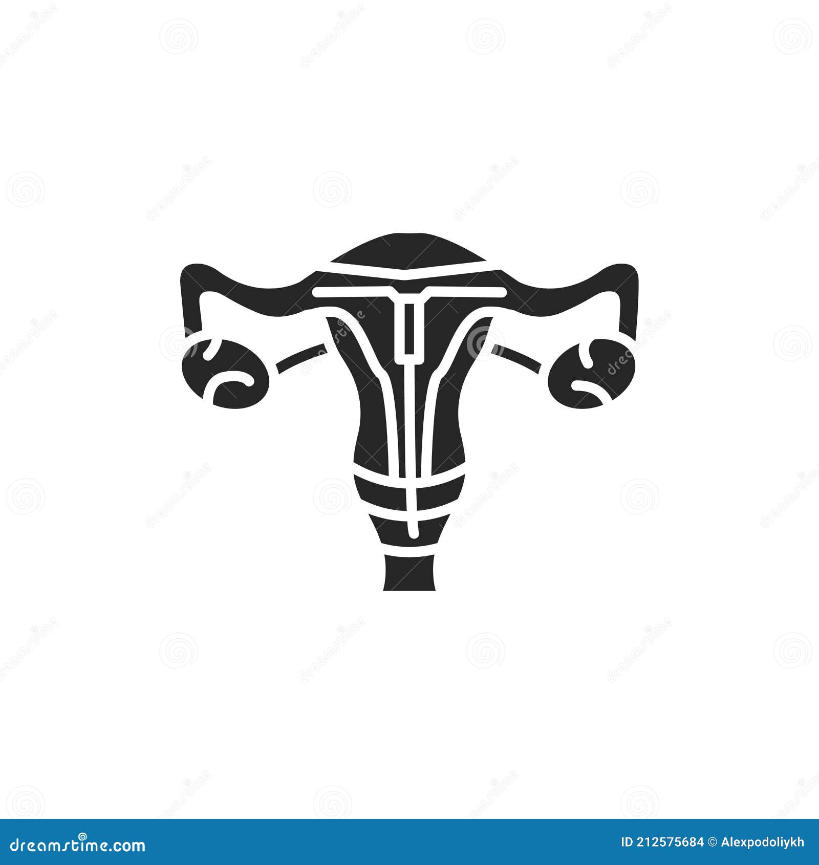 Contraceptive Spiral Black Glyph Icon Intrauterine Device Birth