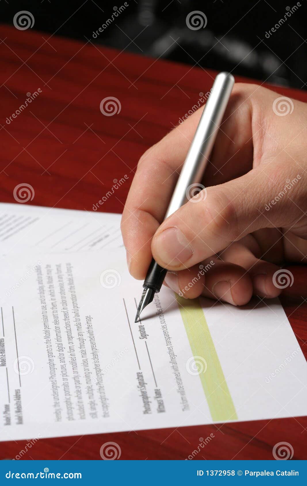 Contract stock photo. Image of legal, contract, agreement - 1372958