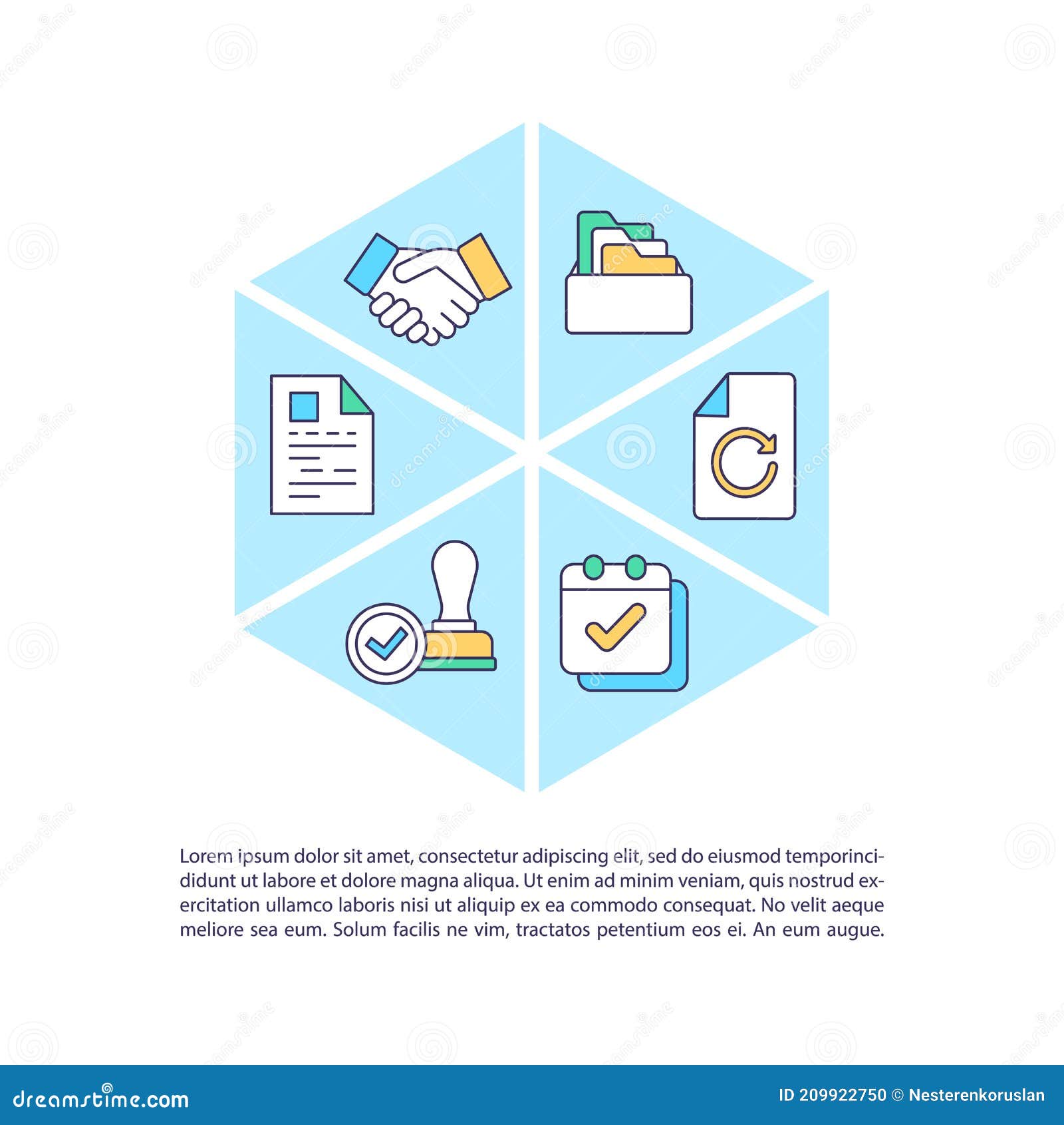 Contract Administration Concept Icon with Text Stock Vector ...