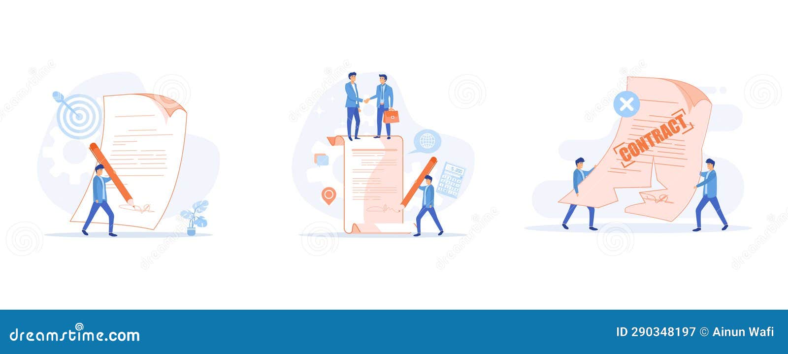 Contract Agreement, Business People Signed Contract Agreement Form ...