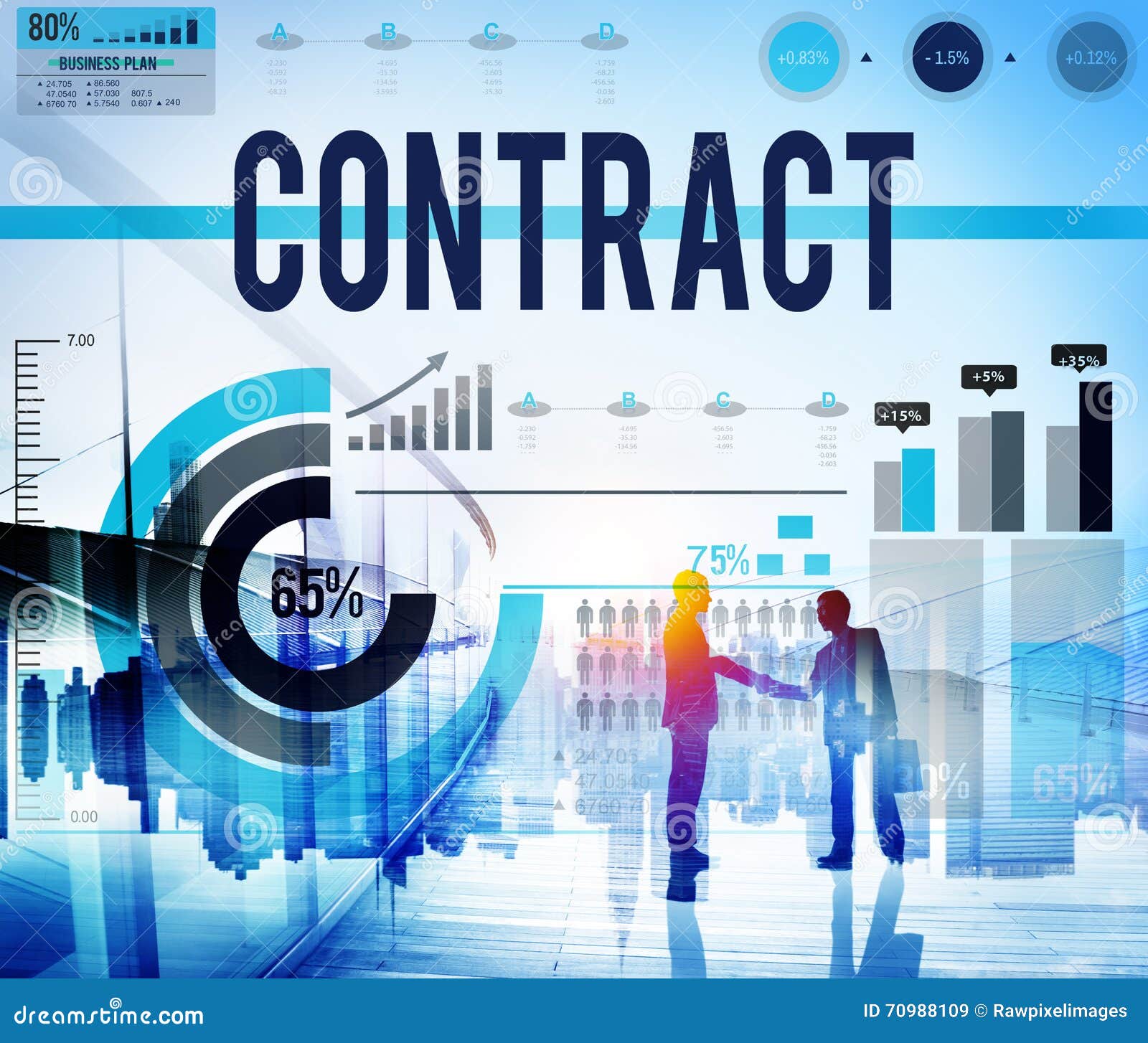 Contract Agreement Deal Bargain Partnership Concept Stock Image - Image ...