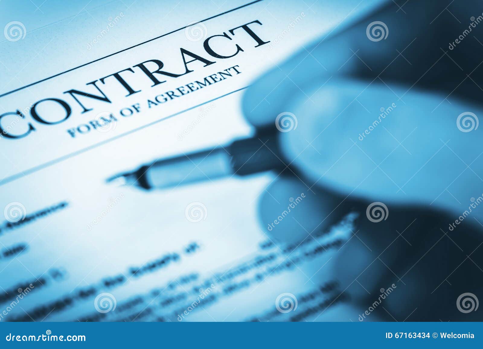 Contract Agreement Documents Stock Photo - Image of concept, agree ...