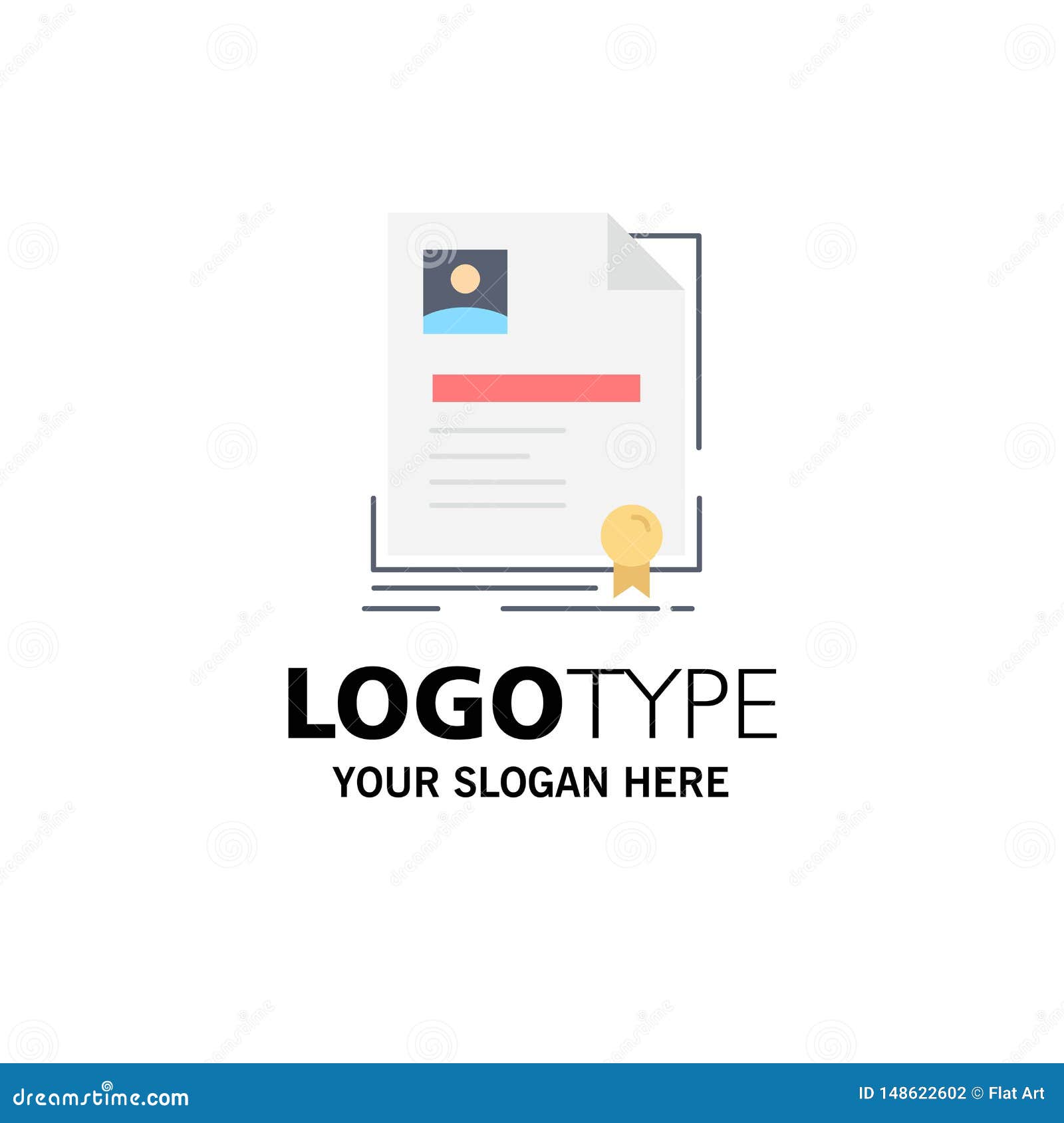 Agreement Certificate Icon Vector Illustration | CartoonDealer.com ...