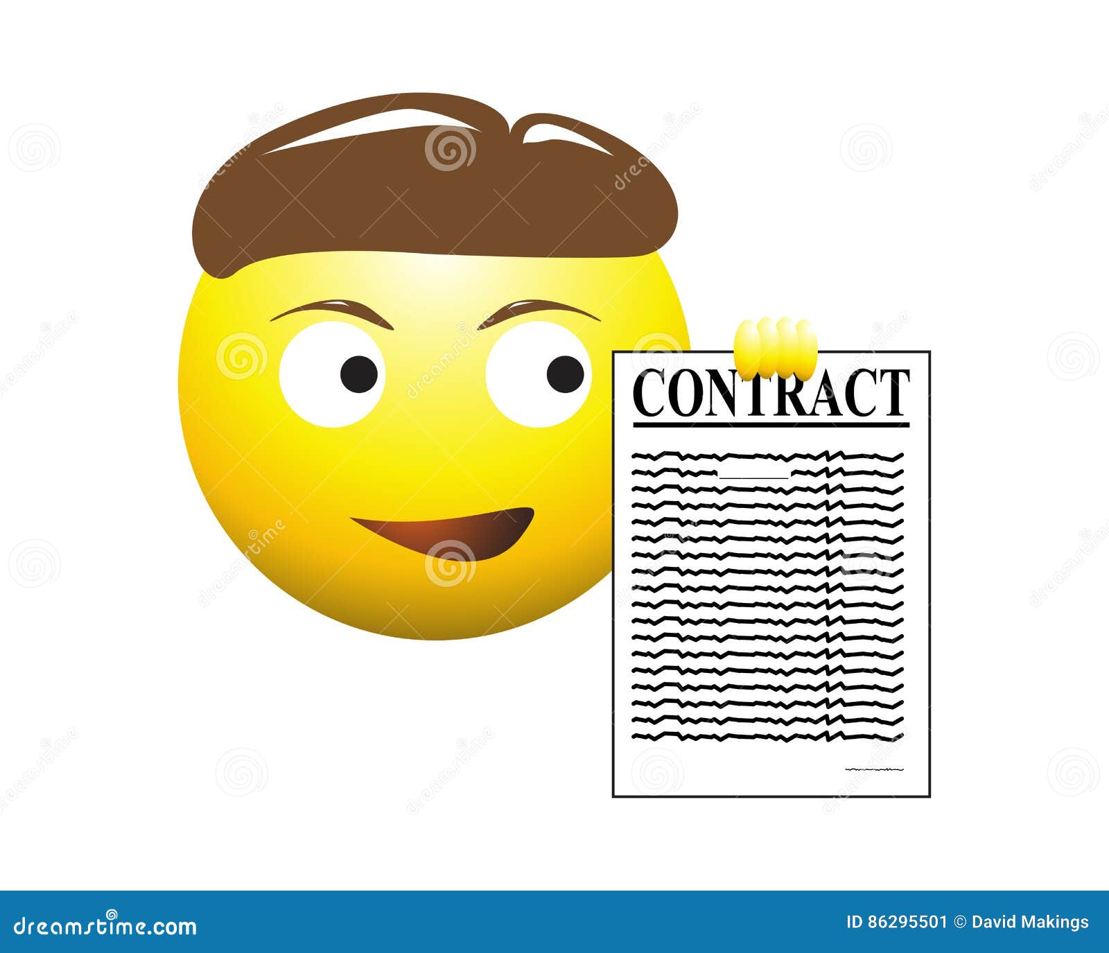 Business Emoticon Vector Illustration | CartoonDealer.com #46085086