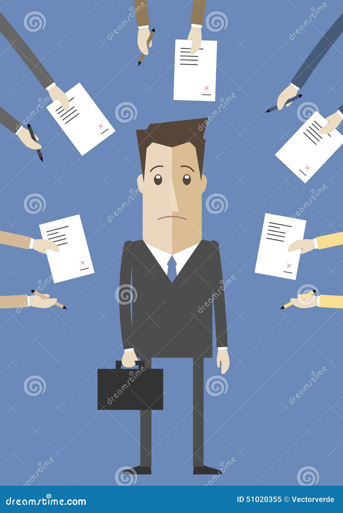 Contract stock vector. Illustration of signature, work - 51020355