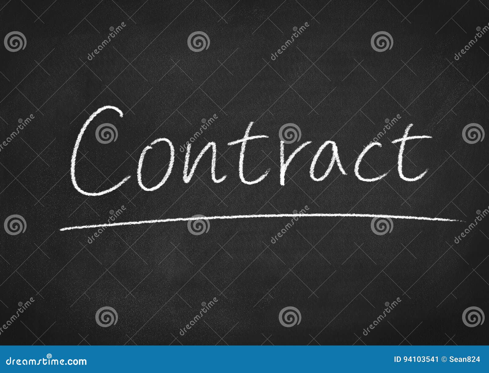 Contract stock image. Image of chalkboard, blackboard - 94103541