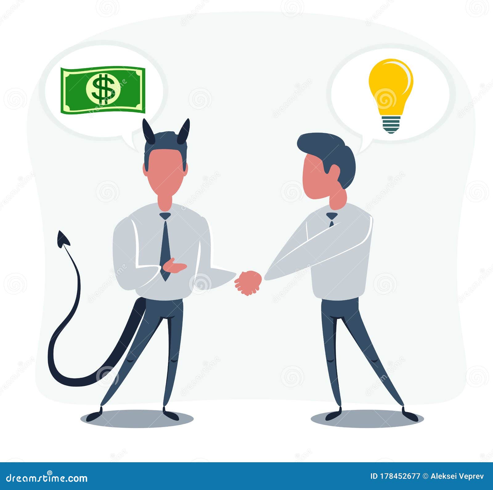 Contract with a fraudster stock vector. Illustration of fraud - 178452677