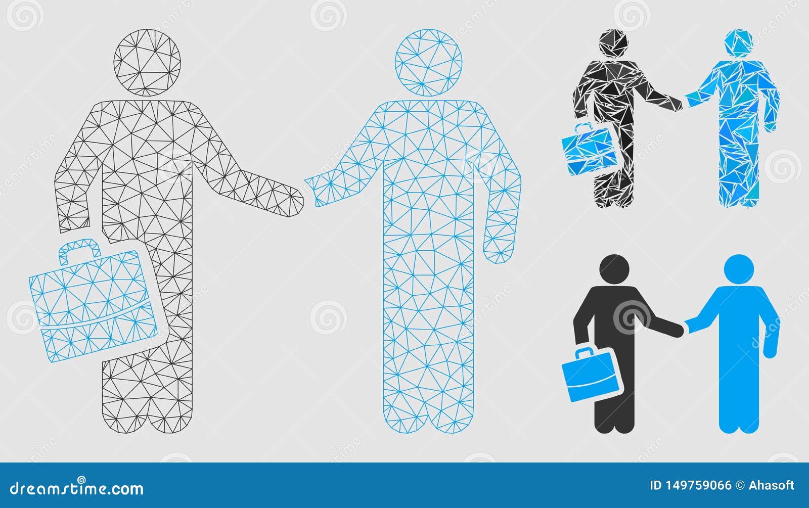 Contract Handshake Meeting Vector Mesh Network Model and Triangle ...