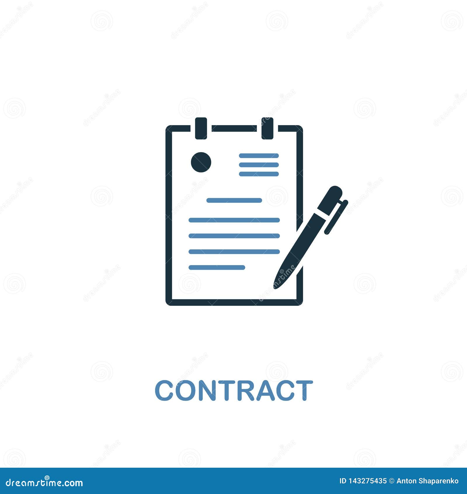 Contract Icon. Pixel Perfect. Monochrome Contract Icon Symbol from ...