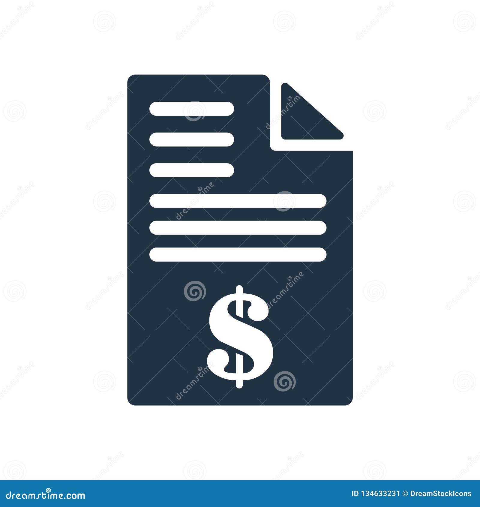 Contract Icon Vector Isolated on White Background, Contract Sign Stock Vector - Illustration of ...