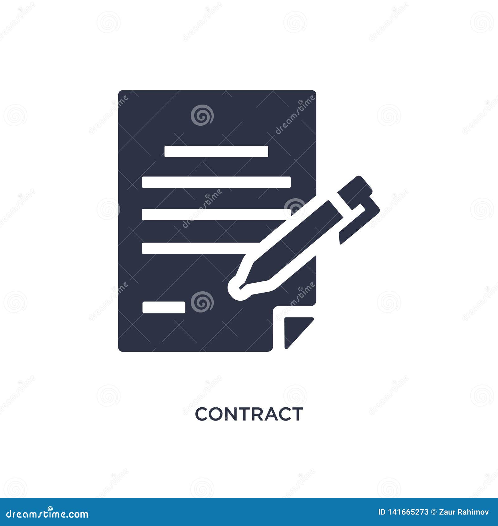 Contract Icon On White Background. Simple Element Illustration From ...