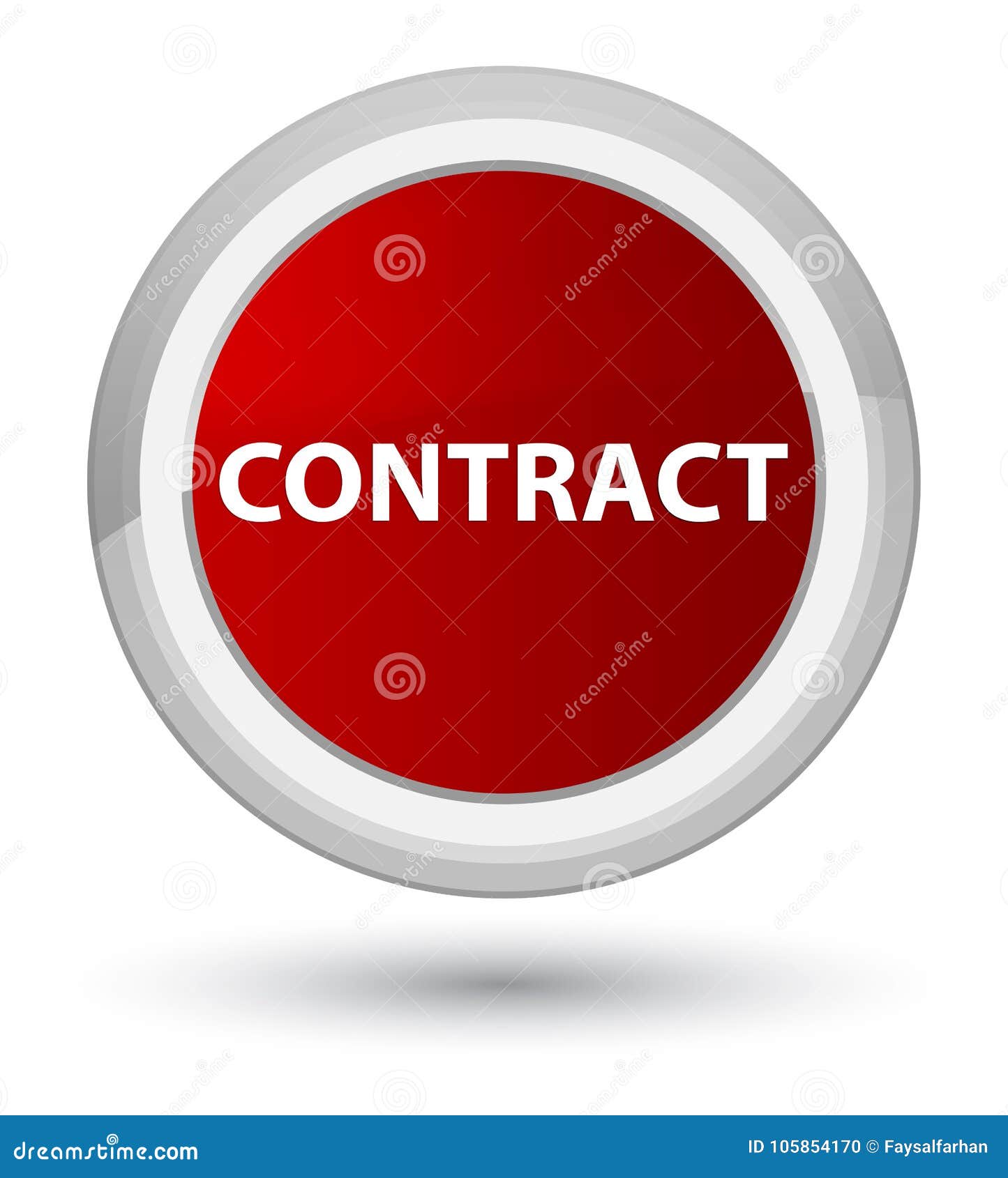 Contract Prime Red Round Button Stock Illustration - Illustration of ...