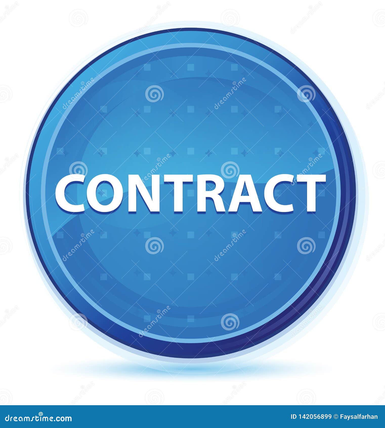 Contract Midnight Blue Prime Round Button Stock Vector - Illustration ...