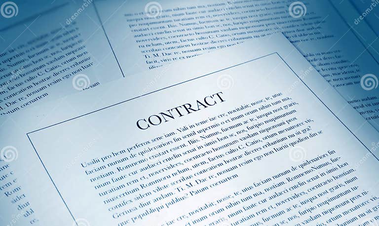 Contract paperwork stock image. Image of examination - 19764911