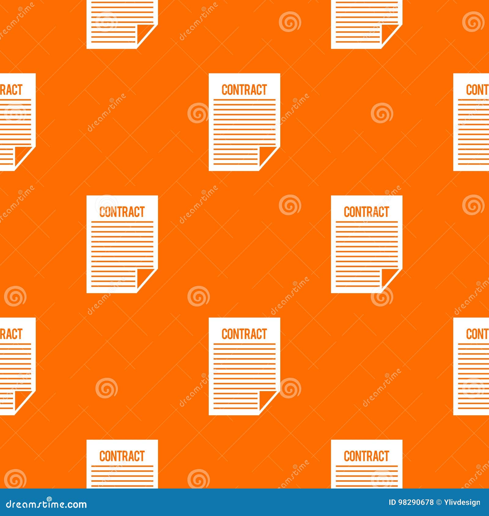 Contract pattern seamless stock vector. Illustration of contract - 98290678
