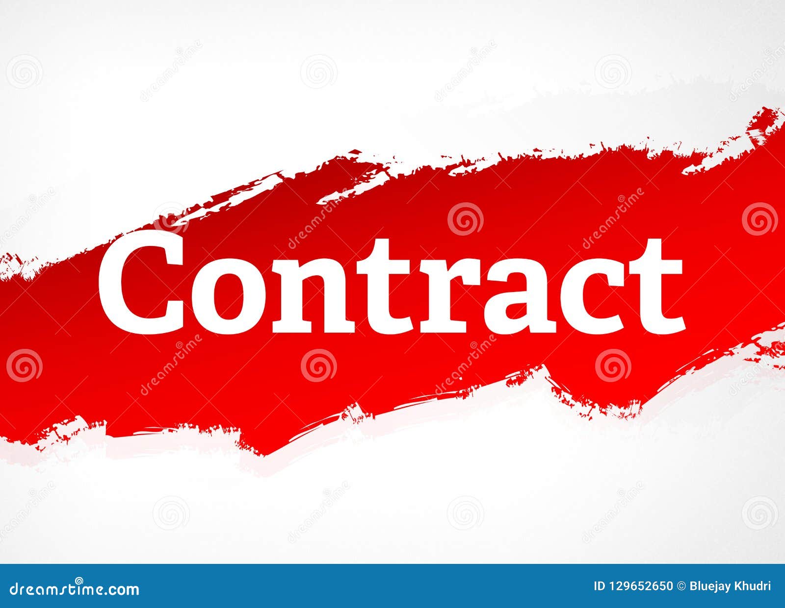 Contract Red Brush Abstract Background Illustration Stock Illustration ...