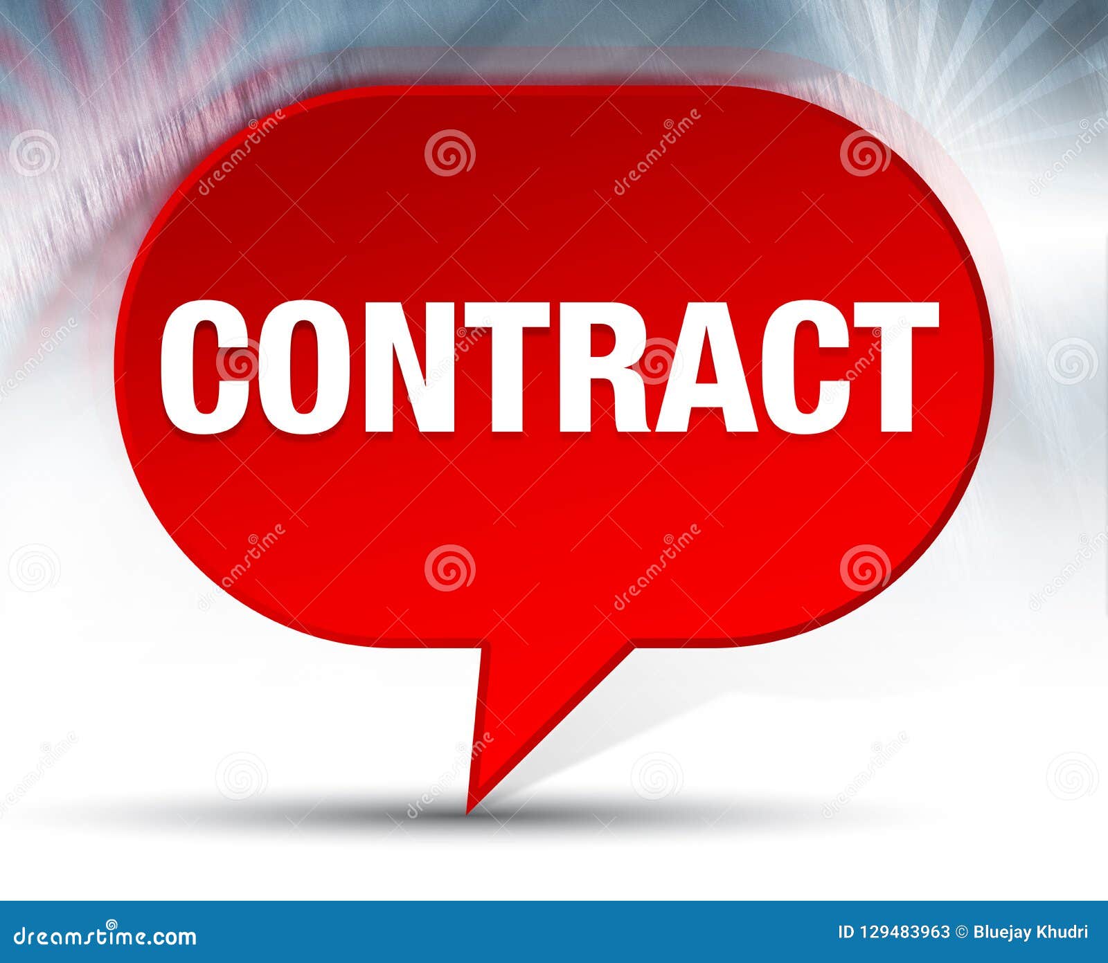 Contract Red Bubble Background Stock Illustration - Illustration of ...