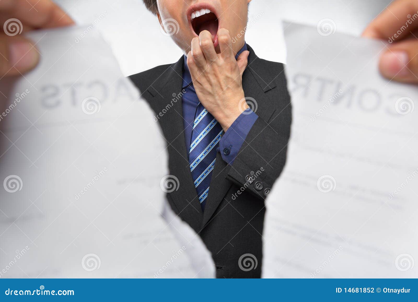 Contract Refusal or Rejection Stock Photo - Image of male, agreement ...