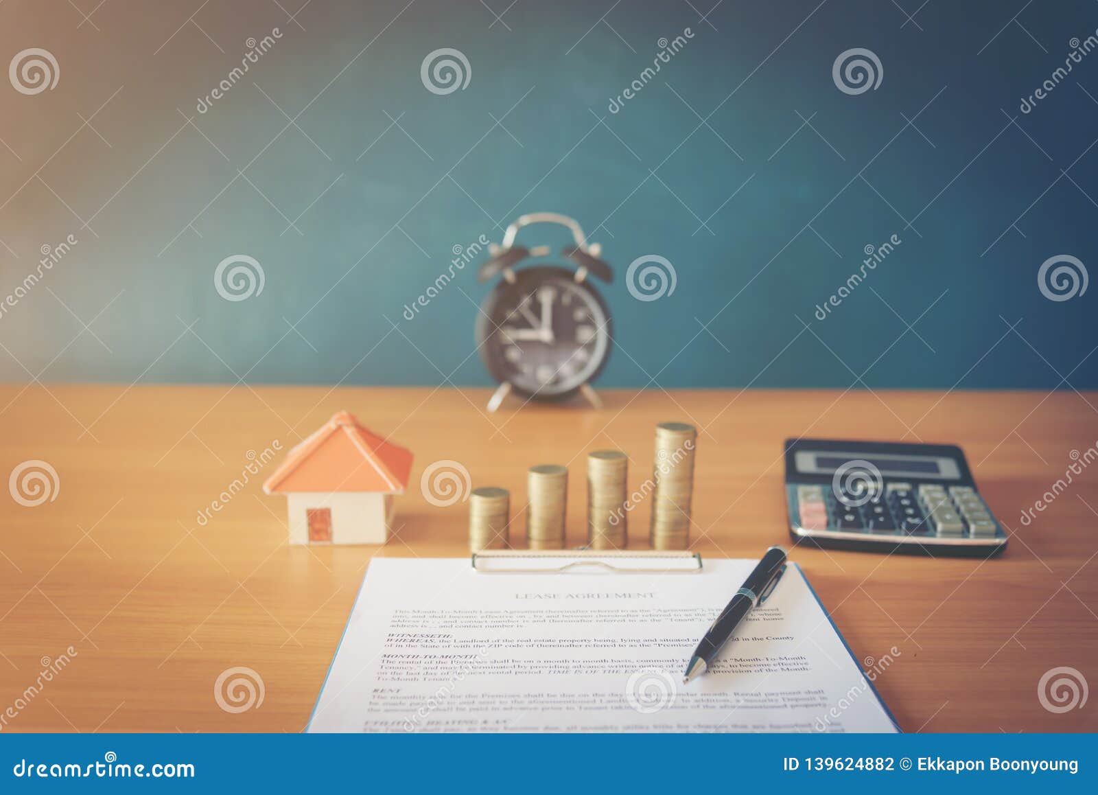 Contract for the Sale of a New Home Lorem Ipsum - Fake Text Editorial ...