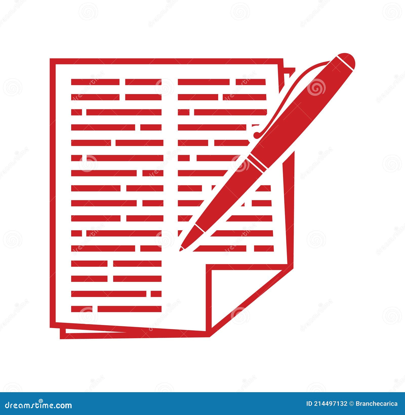 Contract sheet stock vector. Illustration of deal, professional - 214497132