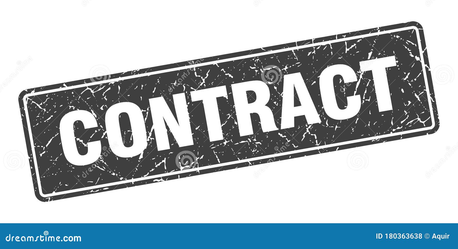 Contract Sign. Contract Grunge Stamp Stock Vector - Illustration of ...