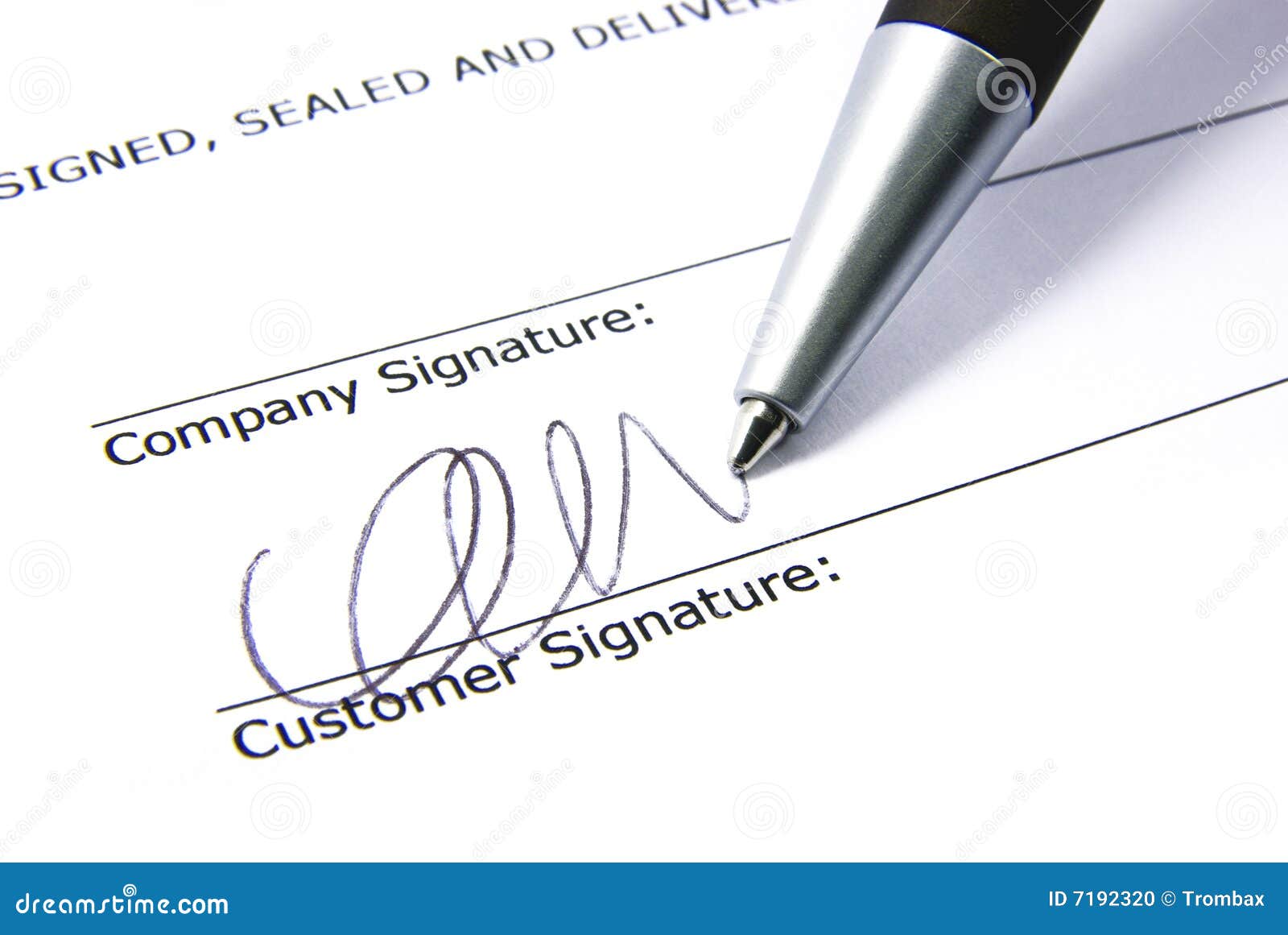 Contract signing 2 stock photo. Image of closeup, guarantee - 7192320