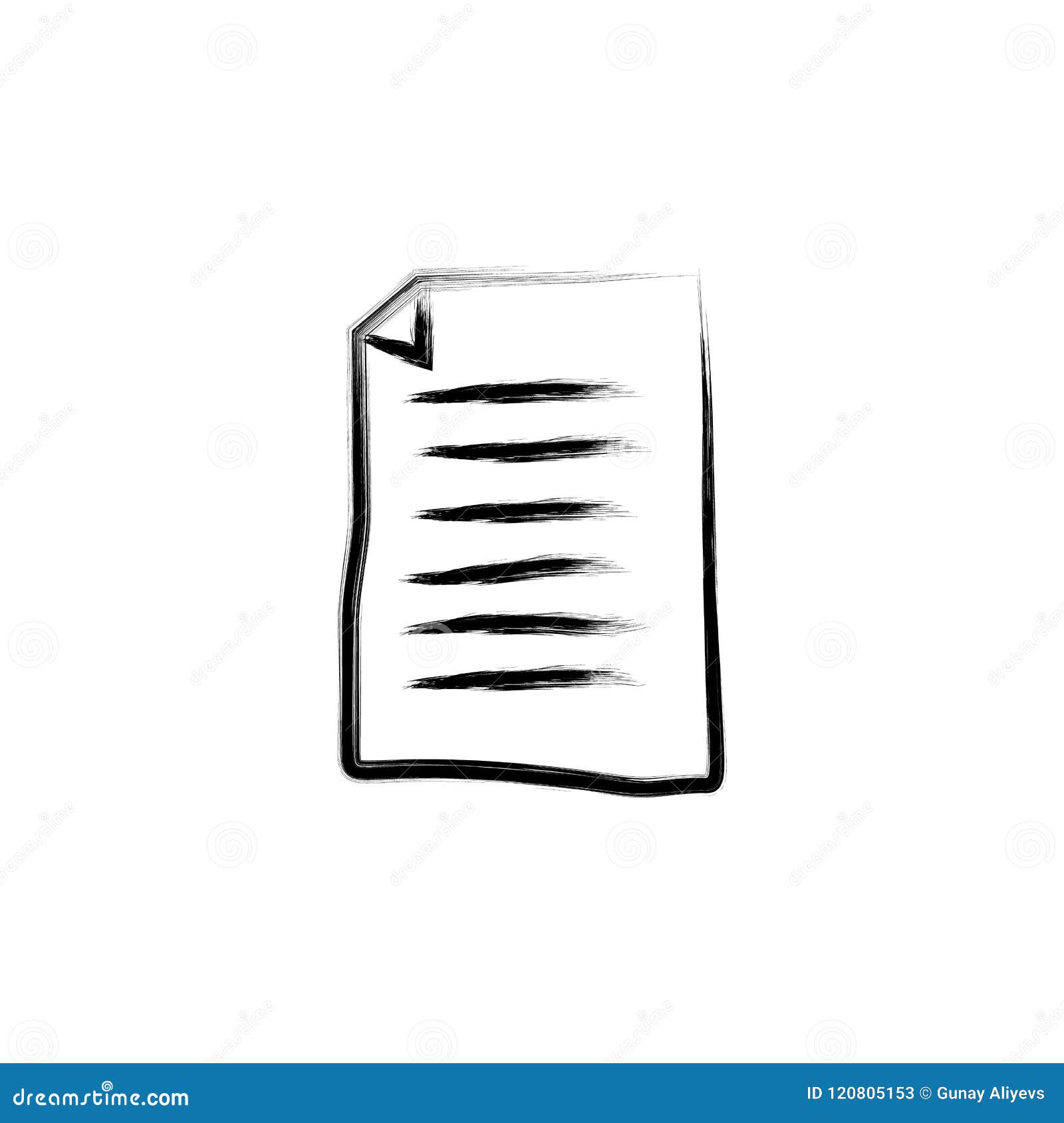 Contract Sketch Style Illustration Stock Illustration - Illustration of ...