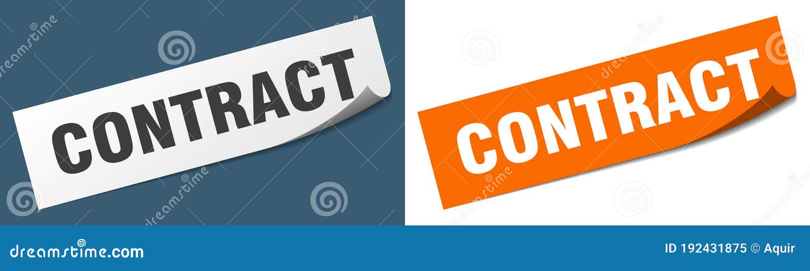 Contract Sticker Stock Illustrations – 3,069 Contract Sticker Stock ...