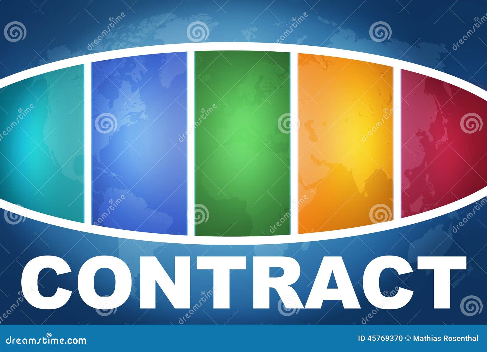 Contract stock illustration. Illustration of lawyer, bank - 45769370