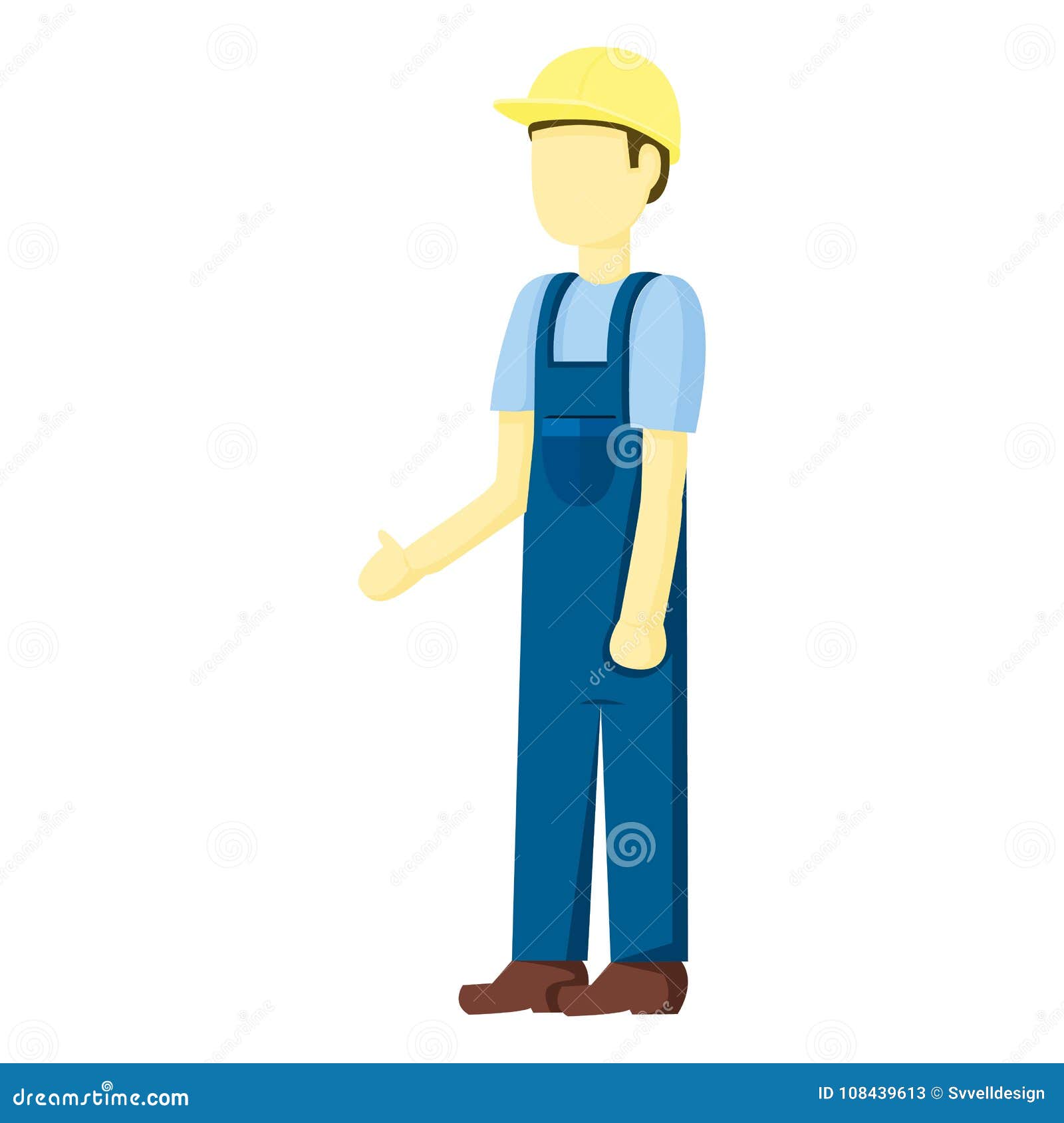 Contractor Builder People Vector Illustration Stock Vector ...