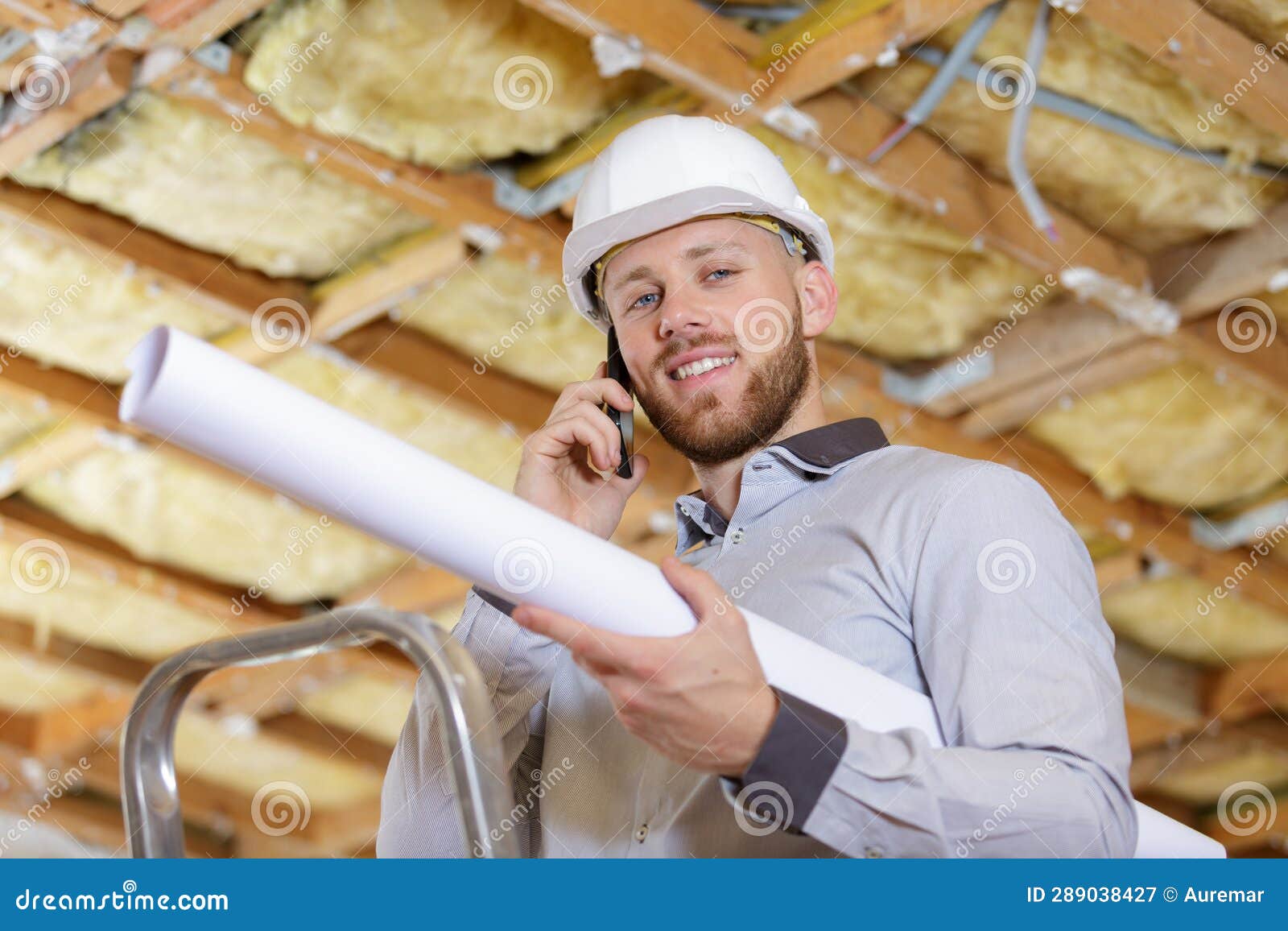 Contractor Choosing Colors for Home Renovation Stock Image - Image of ...