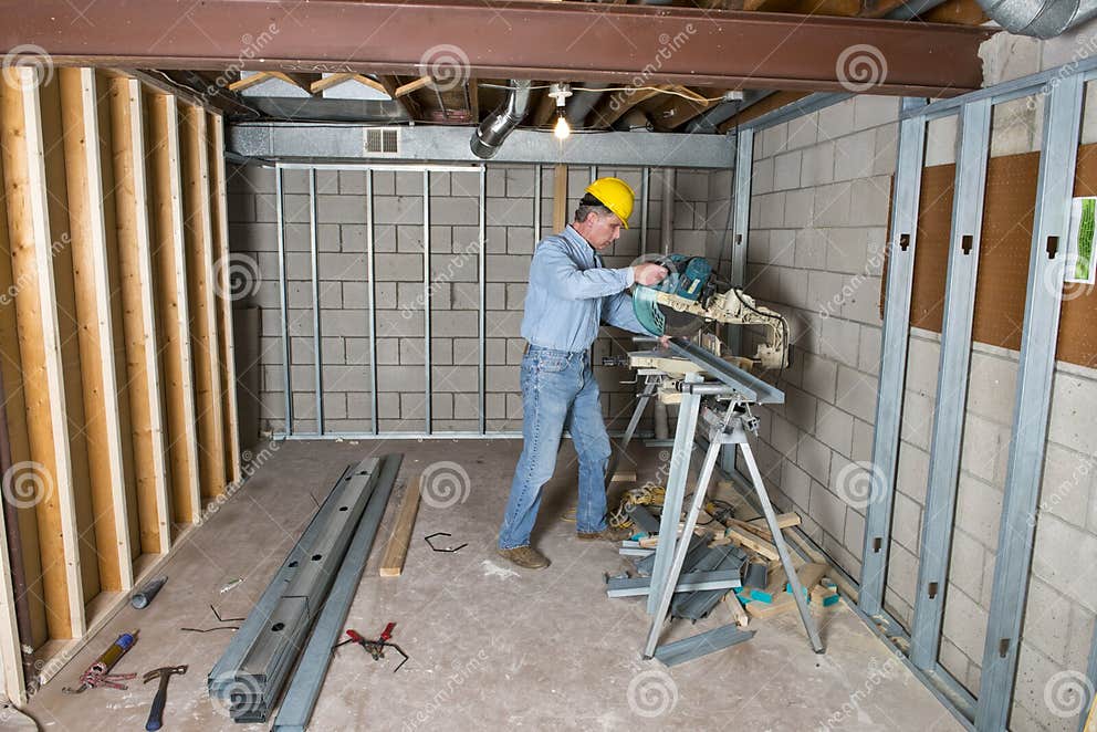 Contractor, Construction Worker, Home Improvement Stock Image - Image ...