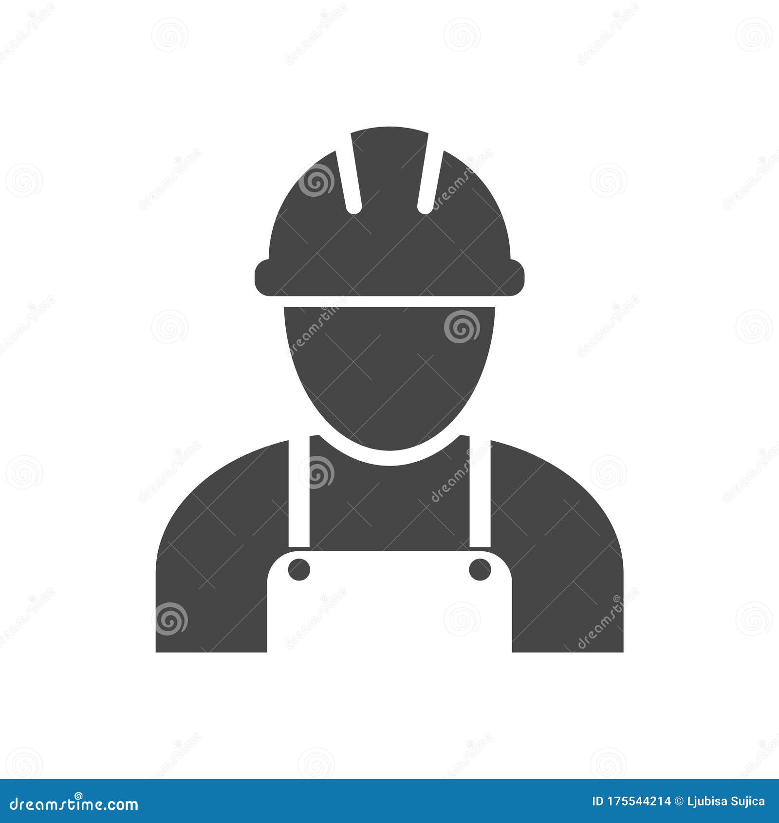 Contractor Icon, Workers Icon Stock Vector - Illustration of concept ...