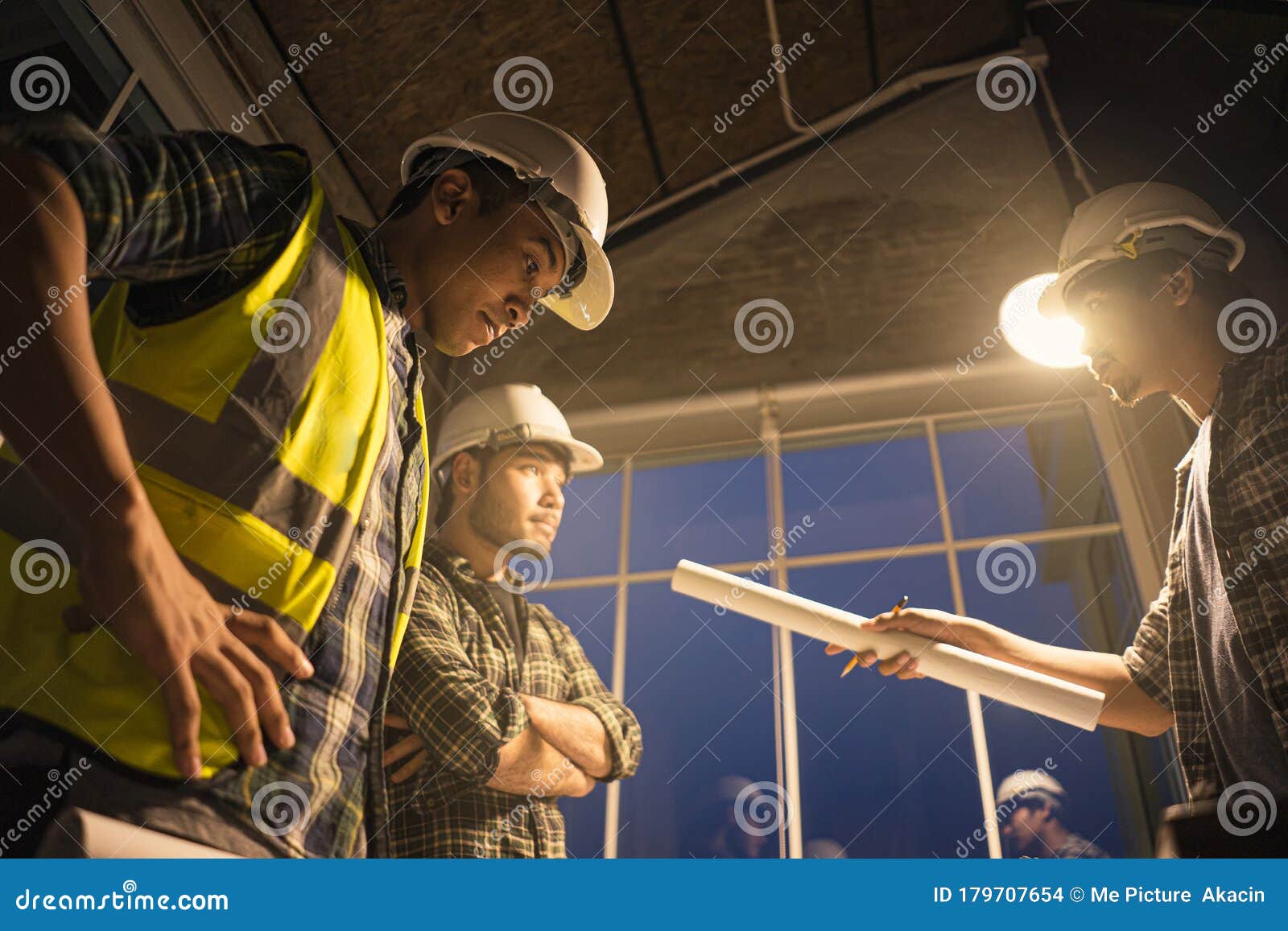 Engineer Team Discussion in Meeting Room. Stock Photo - Image of ...