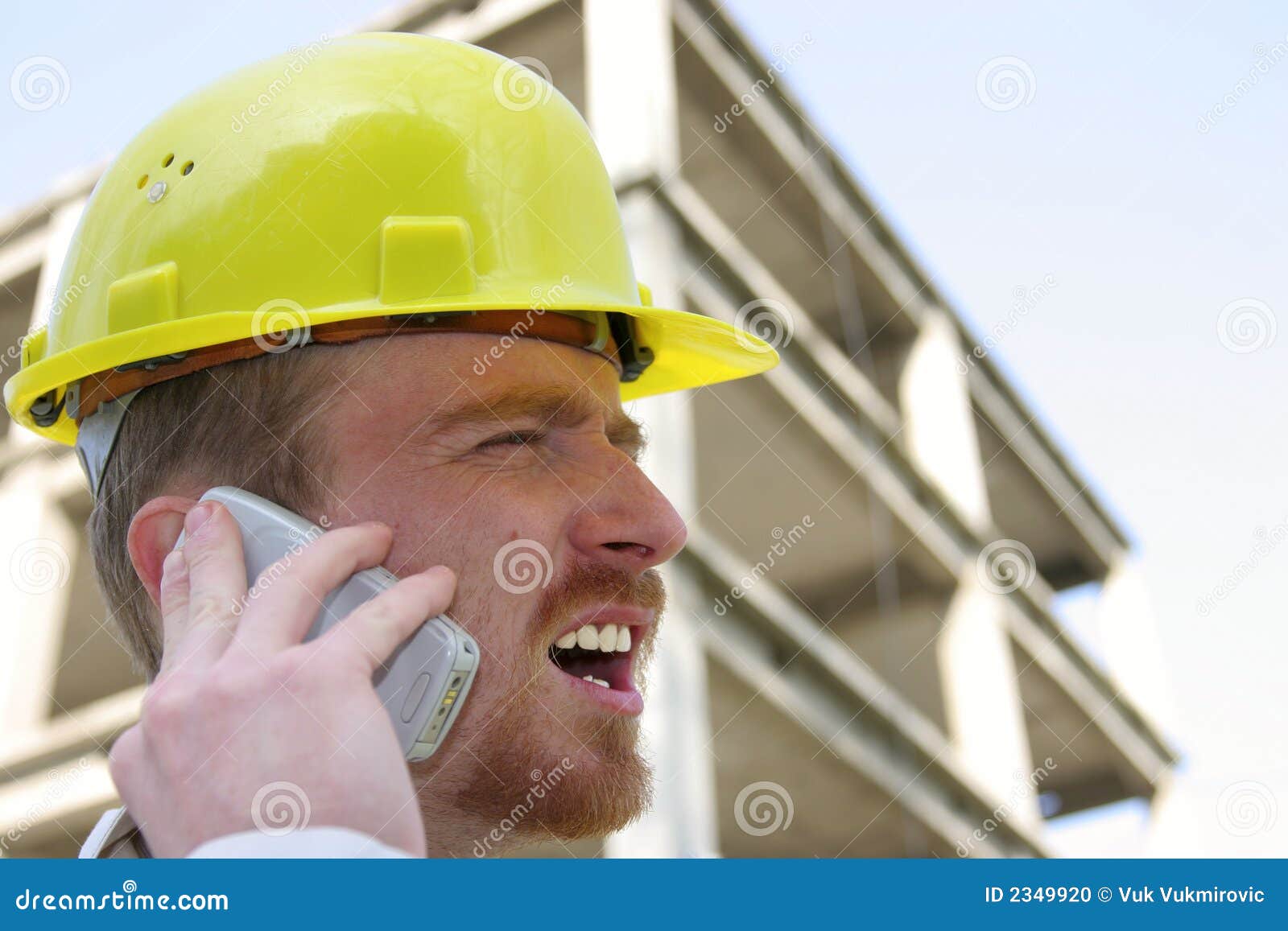 Contractor on site stock photo. Image of build, human - 2349920