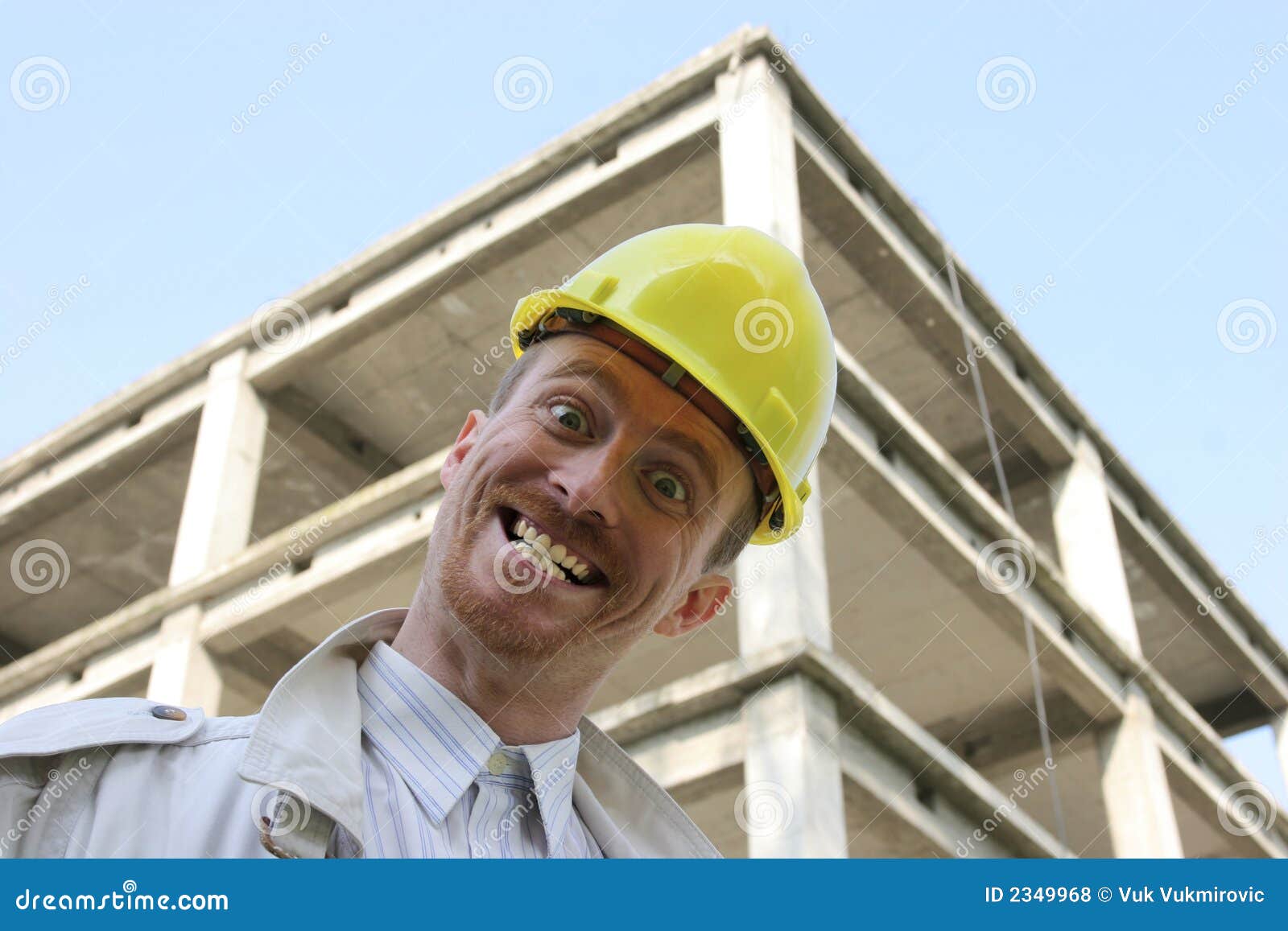Contractor on site stock photo. Image of maintenance, funny - 2349968