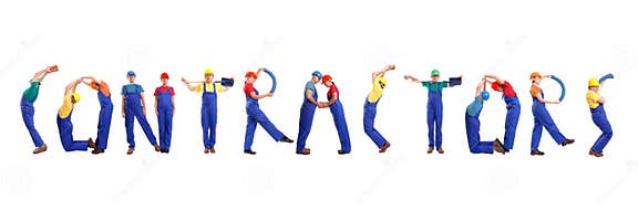 Contractors stock image. Image of brick, letter, industrial - 3132221