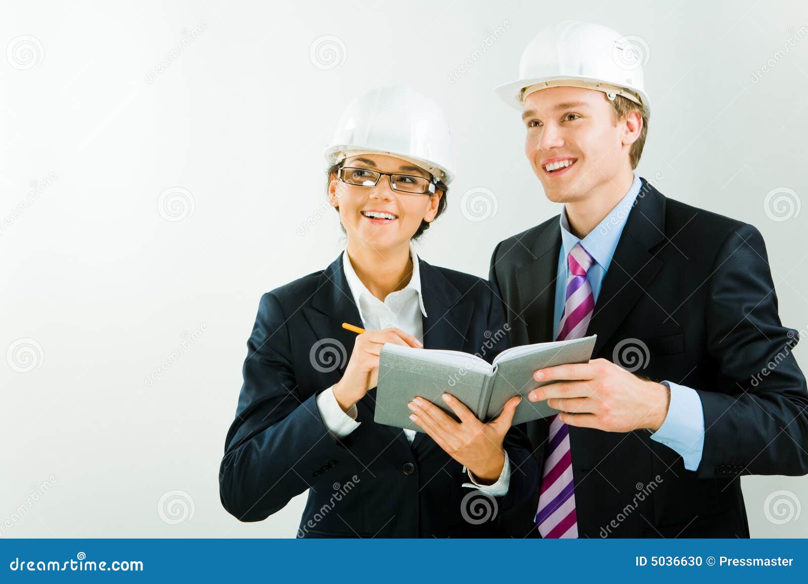 Contractors stock photo. Image of female, engineer, formal - 5036630