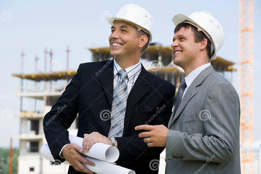 Contractors stock image. Image of construction, achievement - 9163619