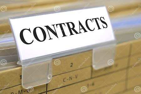Contracts and documents stock image. Image of storage - 35375493