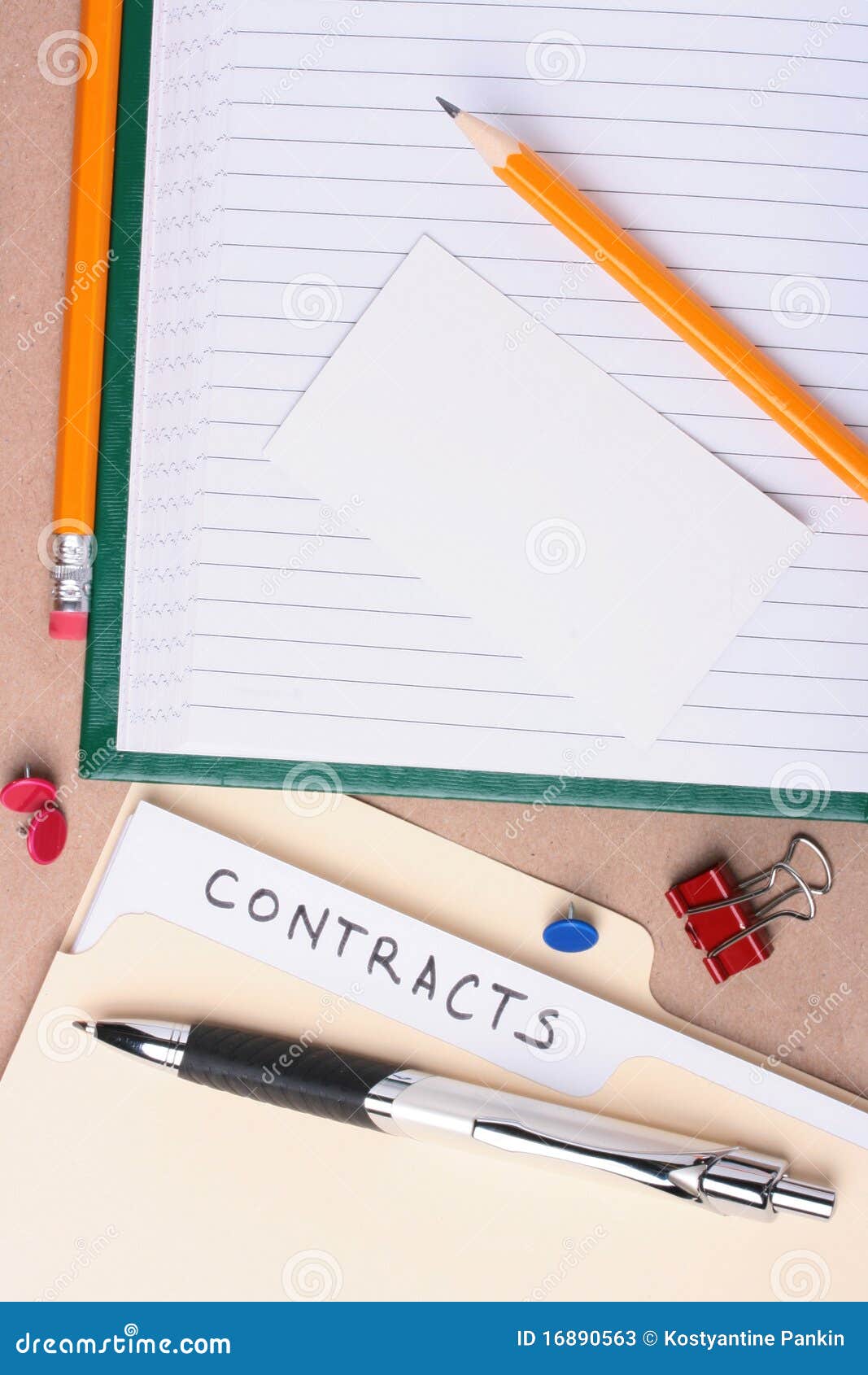 Contracts folder stock image. Image of finance, bill - 16890563