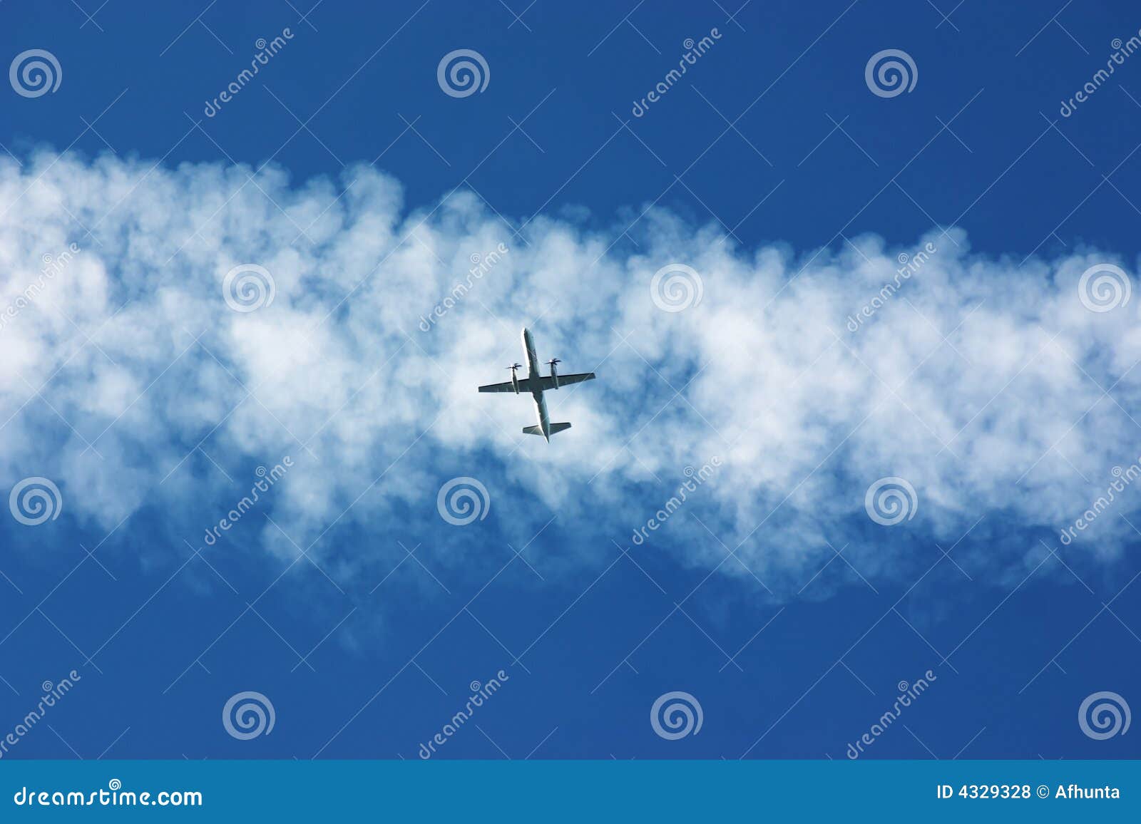 Contrail stock photo. Image of holiday, commercial, speed - 4329328