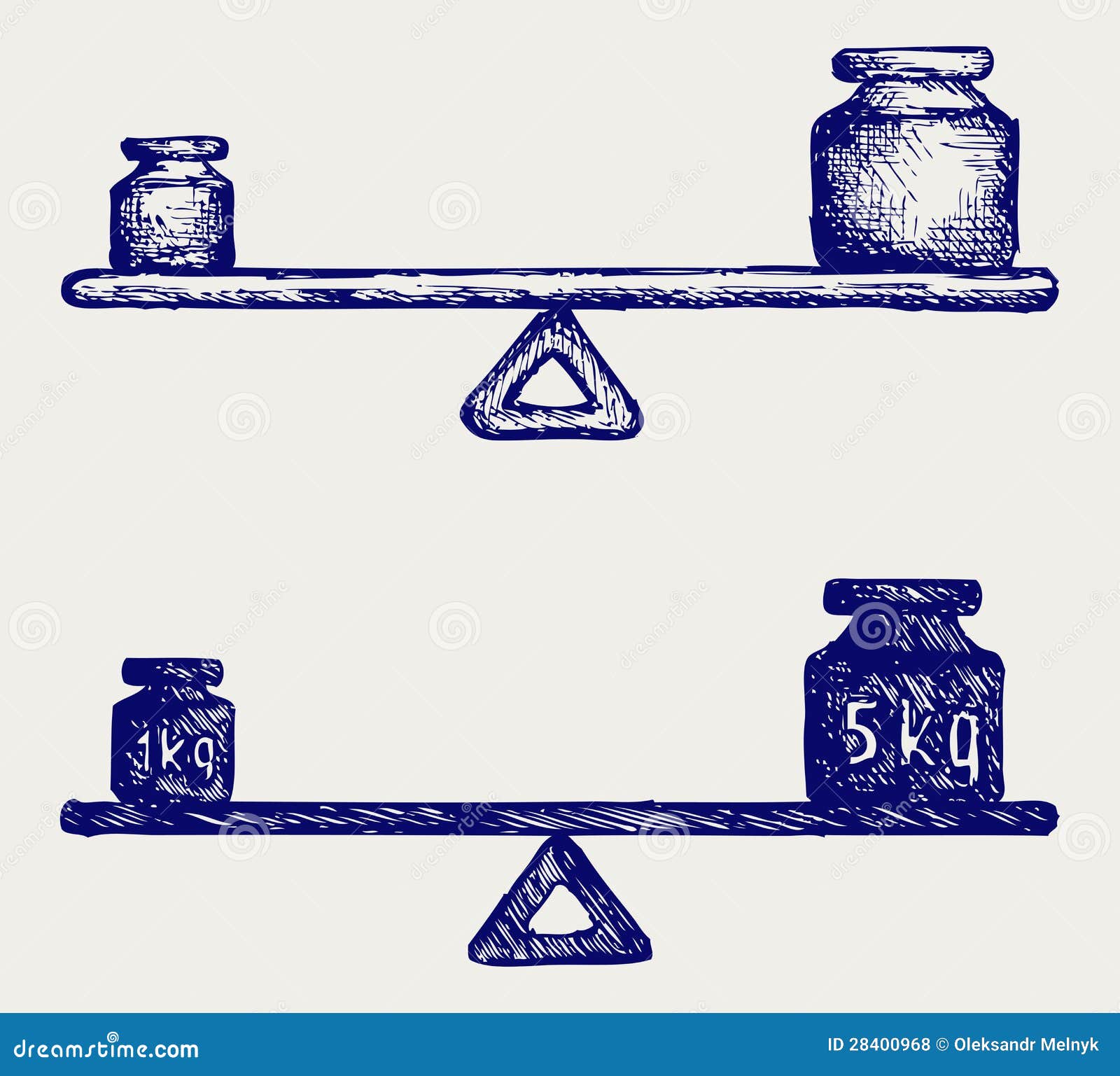 Contrapeso ilustración del vector. Ilustración de truncamiento - 28400968