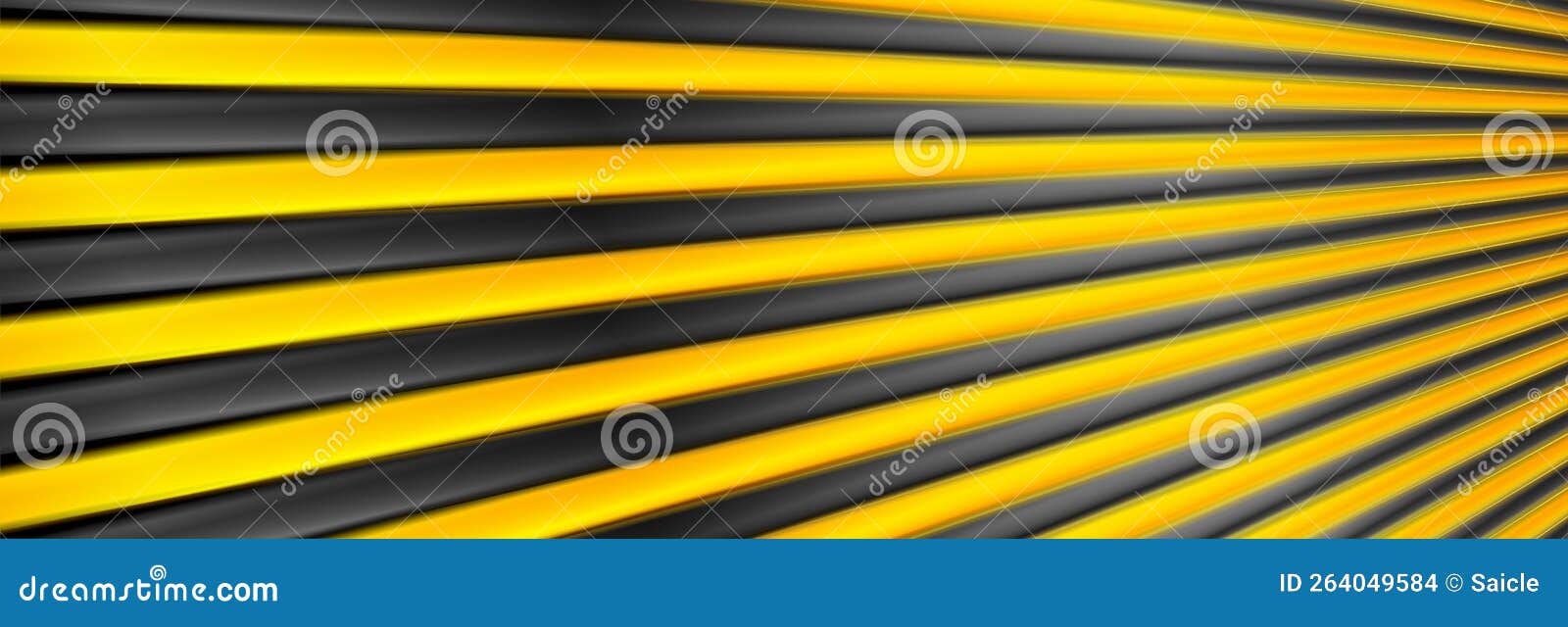 Contrast Black and Yellow Glossy Stripes Abstract Background Stock ...
