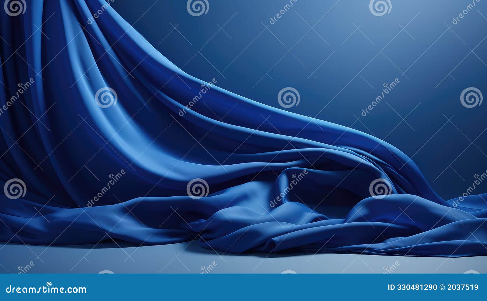Contrast Blue Cloth Background Stock Illustration - Illustration of ...