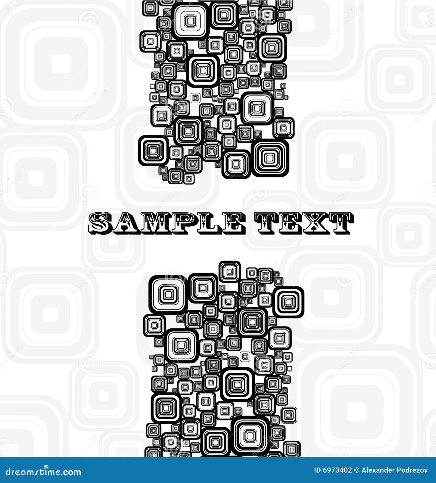 Contrast cover.Vector. stock vector. Illustration of mosaic - 6973402