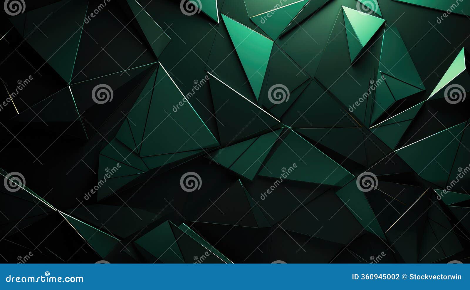 Contrast Dark Green Abstract Background Stock Illustration ...
