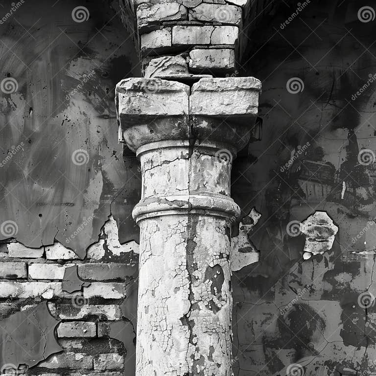 The Contrast of Different Materials Such As Stone and Brick in the ...