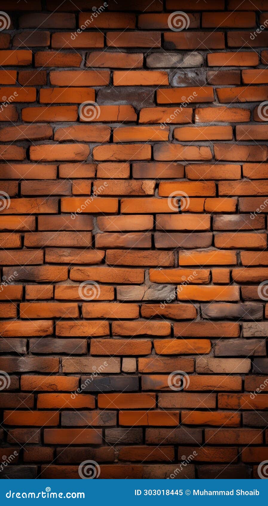 Defined Brick Wall Texture With Clear Outlines And Visible Mortar ...